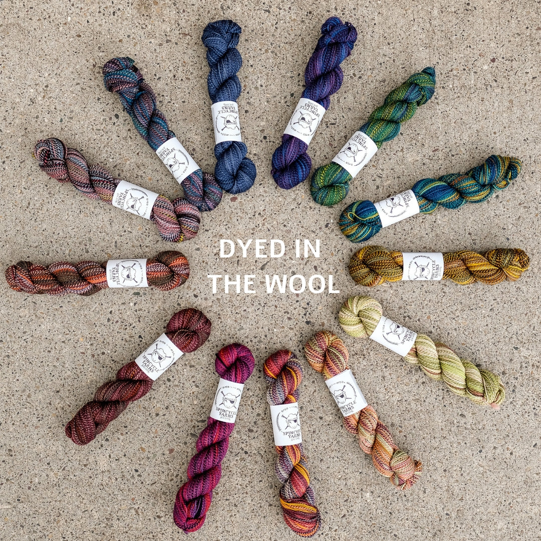 Dyed in the Wool - Spincycle Yarns – The Farmer's Daughter Fibers