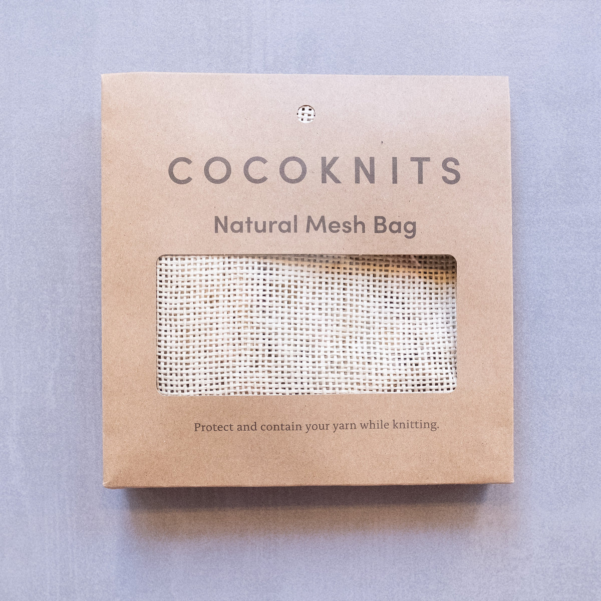 Natural Mesh Bag - Cocoknits – The Farmer's Daughter Fibers
