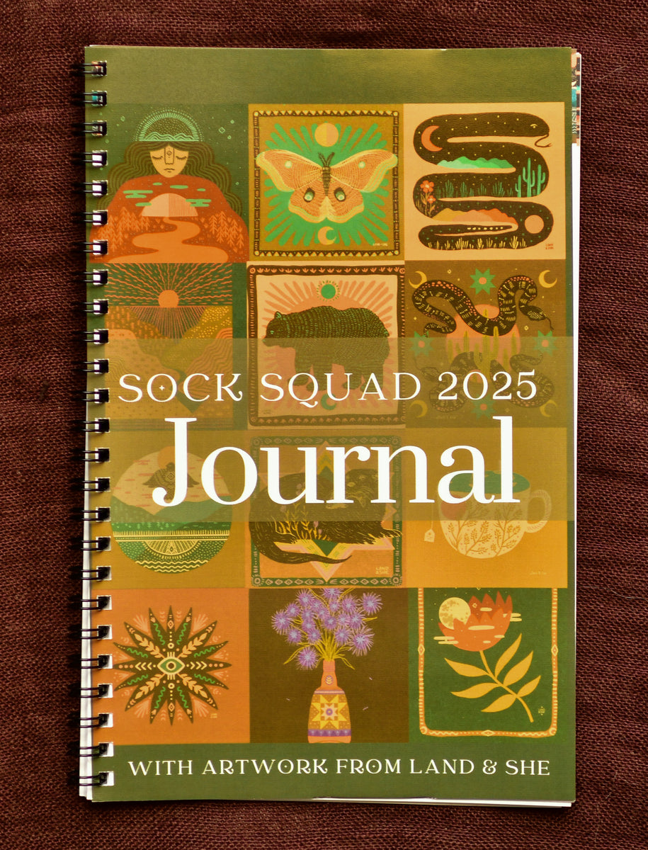 2025 Sock Squad Journals – The Farmer's Daughter Fibers