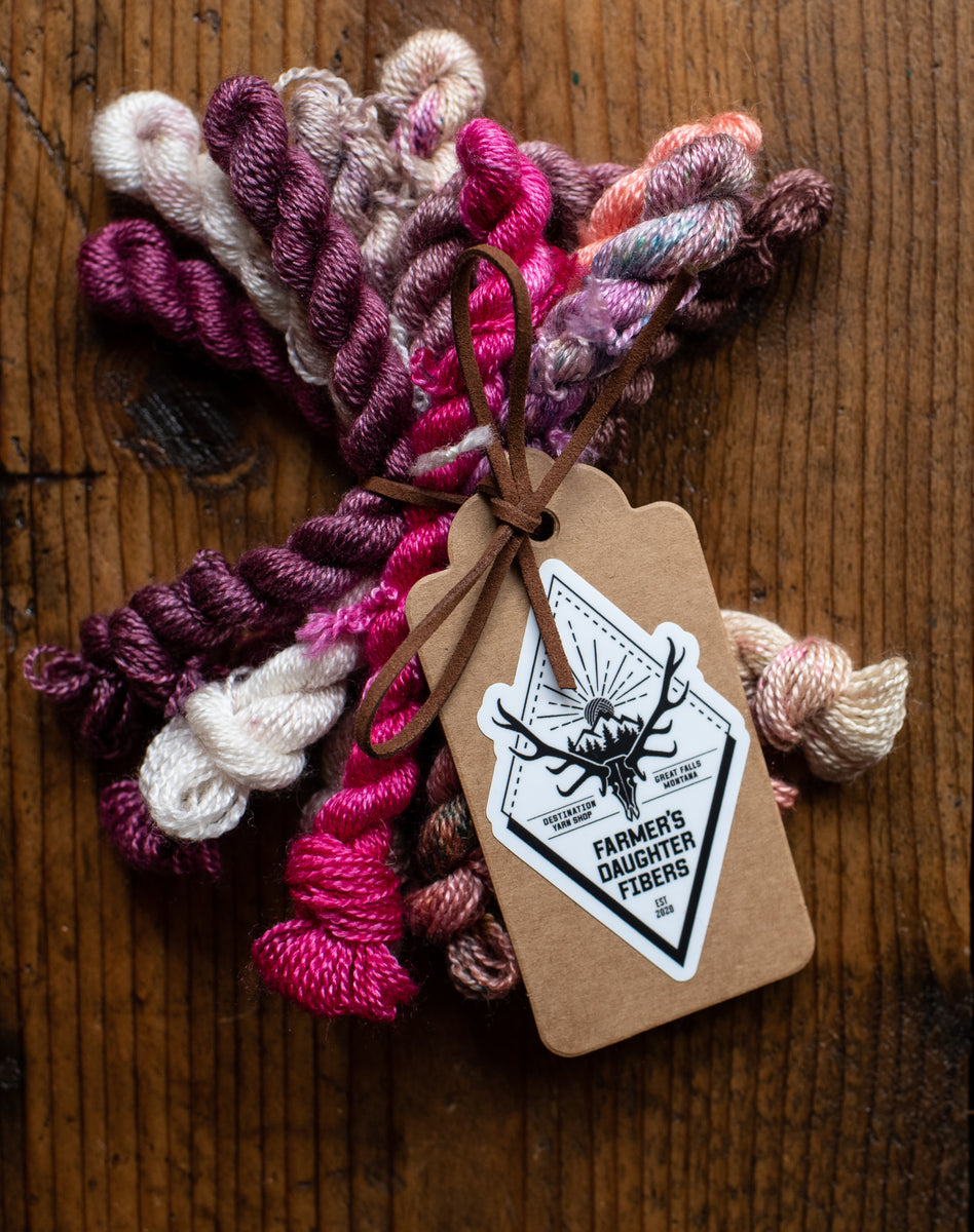Hand Dyed Embroidery Thread – The Farmer's Daughter Fibers